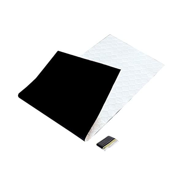 2)リア用・黒 2)リア用/マットタイプ/1枚/お買い得限定品 4815・・Style:2)リア用PatternName:ロードノイズ音対策・高性能吸音材と遮音材の2層構造により、車のフロアマット・トランクマットなどの下に敷くだけでロードノ...