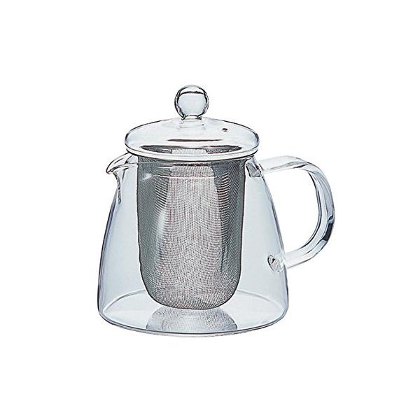 ・透明  CHEN-36T・カラー:透明・容量:360ml・人数:2人用・サイズ:幅133×奥行き101×高さ118mm・茶葉が広がり、かつ少量のお湯でも抽出しやすいように大きく長い茶こしを付けました。