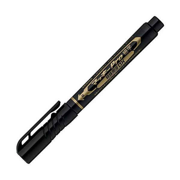細字・黒  YYSS10-BK・Color:黒・【マッキーPro】凹凸面、水濡れ面に書ける!・【線幅】1.0~1.3mm・【重量】11.0g・【インク】油性顔料