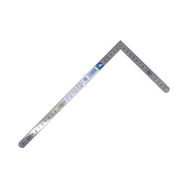 平 裏面角目・  12114・・Style:平 裏面角目・精度 ●直角度:100mmにつき0.1mm以下 ●長さの許容差:+-0.2mm以下・表目盛 ●長枝:外目盛30cm 内目盛5mmピッチ30cm ●短枝:外目盛15cm 内目盛5mmピ...