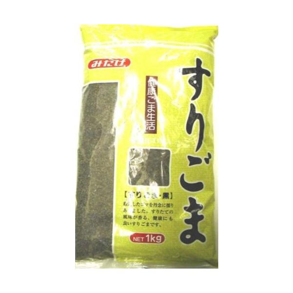 ・ 1キログラム (x 1) ・内容量:1kg・原材料:黒ごま(主としてミャンマ)・商品サイズ (幅X奥行X高さ):190×330×50mm・ブラント名: みたけ・メーカー名: みたけ食品工業
