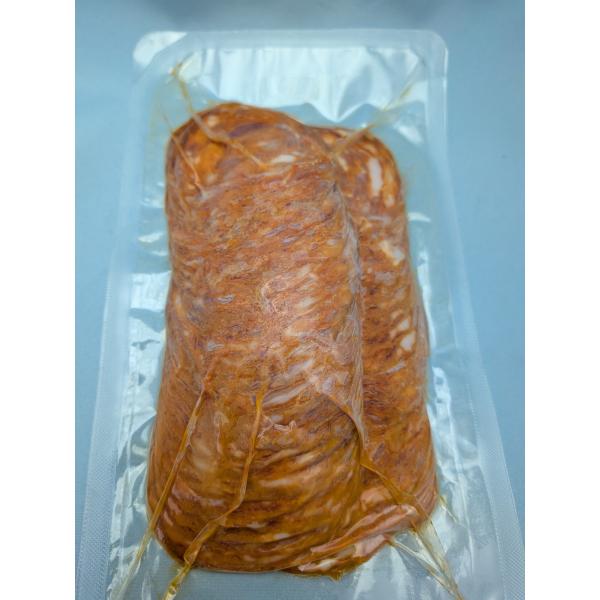 スペイン旅行された方が懐かしむスペインのサラミ。原体の特性上、スライス同士が剥がれにくいです。そのため訳アリ品として特別価格にて販売いたしますが、味・品質にはまったく問題ございません。◎チョリソーの特徴・凝縮した肉の味わい・肉の甘味があり、...