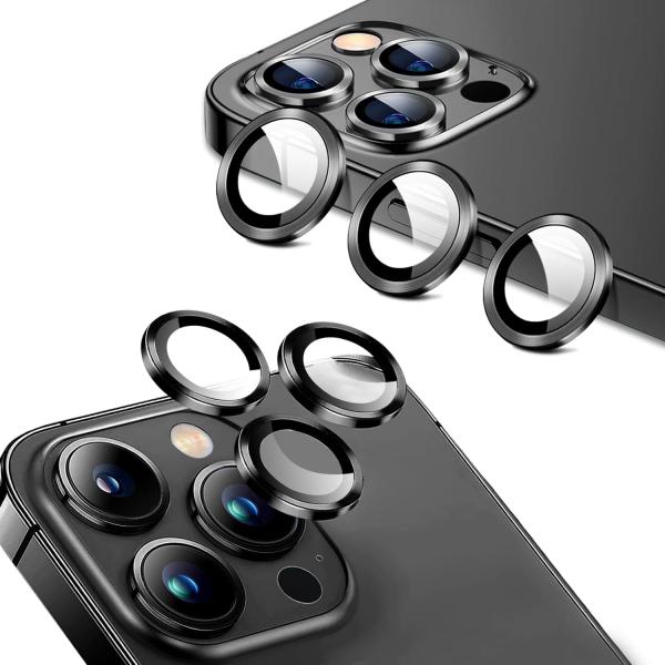 アイフォンカメラ保護フィルム3枚　iPhone 14 Pro/iPhone 14 ProMax カメラ レンズ保護フィルムこちらは３枚セット販売のページです。iPhone 14 ProiPhone 14 ProMaxに使えます。【セット内容...