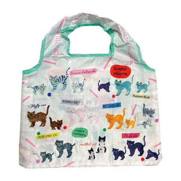 大人気のかわいいデイリーバッグ。荷物が外に飛び出さないよう開け口をリボンで結べます。内側底のボタンを留めるとマチ付バッグに変身♪内ポケット1個付きで、使わない時はバッグ本体をポケットにしまえるので、カバンの中でもかさばりません！サイズ：48...