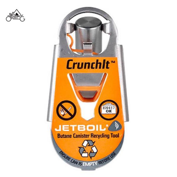 使用済みのガスカートリッジをリサイクルに出す際に必要なガス抜きと缶の穴開けが、クランチットを使えば簡単にできます。同タイプの一般のカートリッジにも使用可能です。【使用方法】ガスカートリッジのネジにストーブを取り付ける要領で固定させます。この...