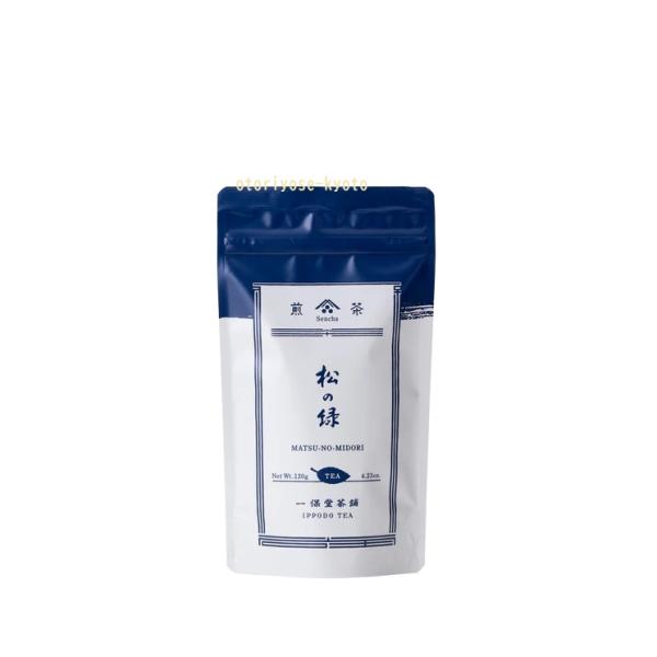 味わいキリっとしまる後味が持ち味！パンチのある一杯です。煎茶 松の緑(まつのみどり)120g袋■サイズ : 幅12.0×奥行3.5×高さ21.5（cm）■内容量 : 120g （約12回分）■原材料 : 緑茶（国産）■賞味期間 : 180日...