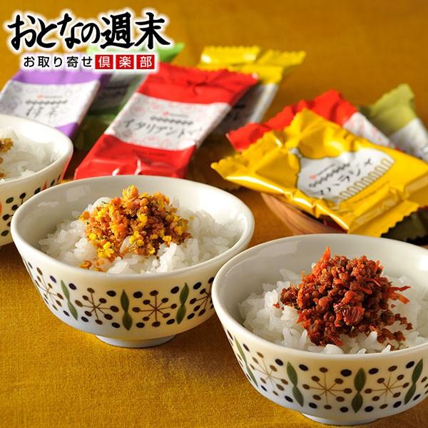 【発売日：2020年12月23日】トムヤンクン、麻婆豆腐、グリーンカレーなど、世界の名物料理11種を「ふりかけ」にしたアイデア商品。生み出したのは創業230余年の老舗佃煮店。半生タイプでご飯にしっとりなじみ、口の中にふわりと広がる風味はまさ...