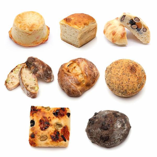 「パントレプレナー」オーナーシェフの新井氏が作るお取り寄せパンセット。「パン」と「アントレプレナー」（起業家）を掛け合わせた店名は、独立起業と起業家支援の意味が込められています。チェーンベーカリーで冷凍パン事業を担当していた経験を活かし、独...