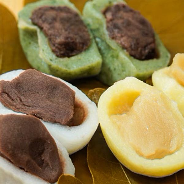 国産のコシヒカリを製粉工程から行う完全自家製の上新粉の独特のコシと歯ごたえ。こし餡、草のつぶ餡は北海道十勝の小豆で生餡からつくる茂助だんごの自家製です。草のよもぎは国産の「蔵王よもぎ」を上新粉と搗き混ぜます。味噌餡は北海道の手亡豆でつくる自...