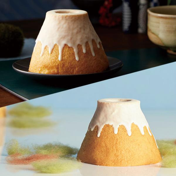 特殊な型を使用し焼き上げた富士山のかたちのバームクーヘンにホワイトチョコで雪を表現したバームクーヘンです。縁起が良いとされる富士山は年末年始、結婚式の引き出物などお祝いのシーンにもよく合います。「富嶽三十六景」は葛飾北斎の代表作を描いたパッ...