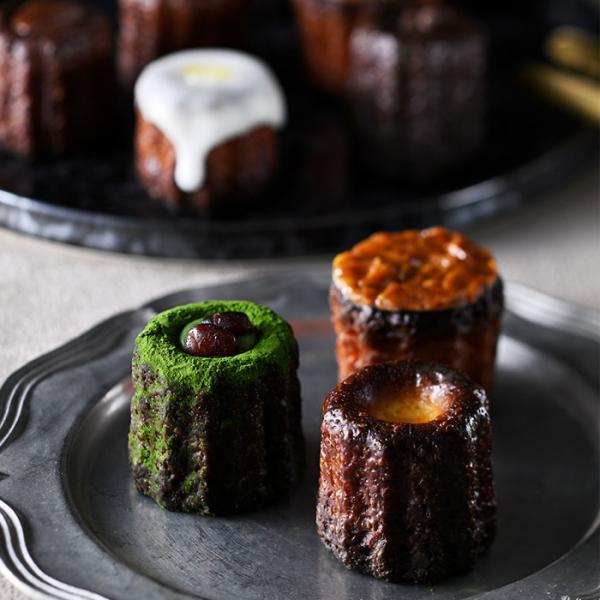 広島のカヌレ専門店が贈るセットは7種10個入り。外側のカリッとした食感と内側のしっとり生地とのコントラストが絶妙だ。ラム酒とバニラが品よく香るプレーン、爽やかな広島産レモンを使ったシトロンなど、素材の風味を生かしたおいしさが揃う。