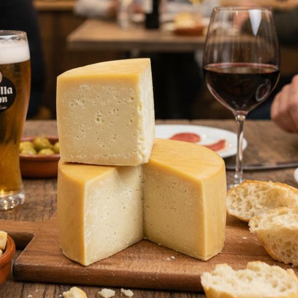 イディアサバルはスペインのバスク州とナバラ州北西部で造られるセミハードチーズです。原料は羊の無殺菌乳のみで、仔羊のレンネットを使って造られます。凝乳し始めたものを本来の形になるまでプレス。その後塩水に漬けて塩味をつけます。一定の温度と湿度で...