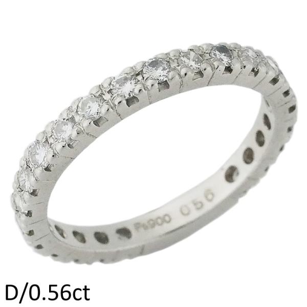 ■ こちらの商品は質屋出品ですので、鑑定済みの本物の商品となります。詳しくは下記注意事項をご参照ください。詳細：ノーブランド ダイヤモンド/0.56ct Pt900 デザイン リング 11.5号 仕上済サイズ：11.5号リング幅：2.4mm...