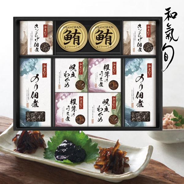 日本橋の名店【和氣 旬】監修、上品な味わいが食卓をワンランクアップしてくれる高級佃煮のギフトセットです。丁寧な仕事と素材の美味しさを活かした、【和氣 旬】の贅沢な佃煮は、大切な方へのギフトにおすすめしたい逸品です。セット内容：のり佃煮（65...