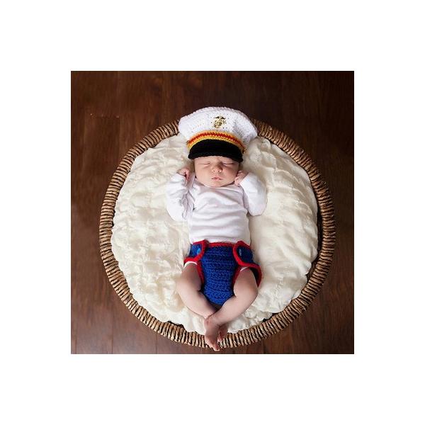 ※アルファベットオブジェ・花などは含まれません形態：海兵隊セット(1)帽子(2)パンツ着心地：やわらか特徴：ニューボンフォト用の商品です。【海兵隊】をモチーフにでおうちで簡単に生まれたての赤ちゃんを撮れますサイズ一覧【サイズ】: 推奨年齢 ...