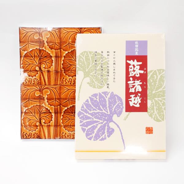 秋田もろこし 諸越　秋田蕗の絵柄 32個入りモンドセレクション「金賞受賞」秋田もろこしは、良質の小豆を原料とし、独特の風味を生かしたお菓子に改良工夫を加える数ある駄菓子の中から、時の藩公に献上したところ、「諸々の菓子に越す風味」と激賞された...