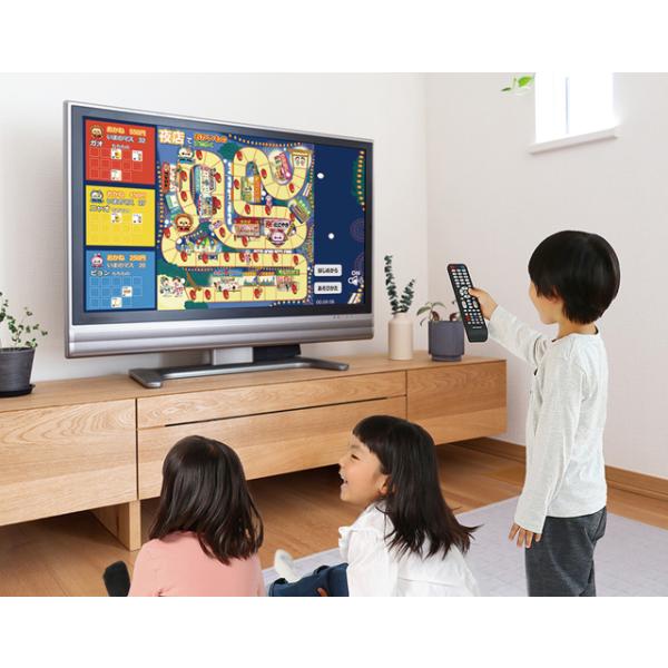 アプリ付のすごろくが登場！楽しい屋台もたくさん！お金を払って商品とおつりをもらう練習ができる！テレビやスマホを使ってみんなですごろくができる！※環境や端末によって動作しない場合があります※アプリ版すごろくで遊ぶにはスマートテレビ（インターネ...