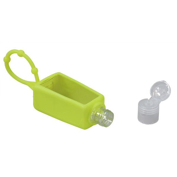 消毒液などを気軽に持ち歩ける●携帯に便利なストラップ付●中身が見える透明窓付●ジェルタイプ・液体タイプどちらも使用可能 容量30ml※薬剤は入っていません。※スプレーではありません。商品サイズ190mm重量15g