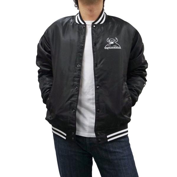 TOY MACHINE トイマシーン メンズ レディース ユニセックス アウター ジャケット ブラック 黒 MONSTER MA-1 ...