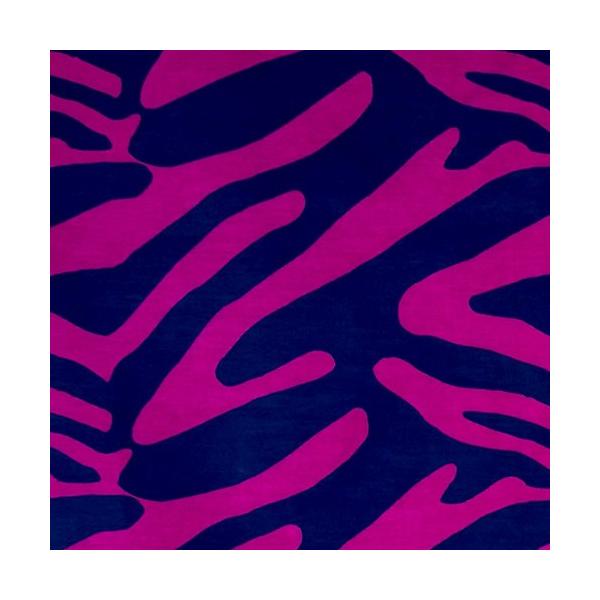 商品名：アフリカンプリント 布 生地 50cm単位 AP-13317  ゼブラ的文様 ピンク紫 ネイビー  アフリカ 布 ブロード カットクロス ハンドメイド パッチワーク エコバッグ 手芸材料 ダンス 舞台 衣装 通園通学にカテゴリ：アフ...