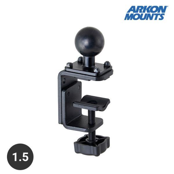 Cサイズのコの字クランプベースです。クランプブラケットとAMPSスクエアボールベースがセットになっています。頑丈なスチールブラケットで構成されたコの字クランプなので、よりしっかりとした固定が可能です。クランプ部分は締め付けでの調整のほか、ブ...