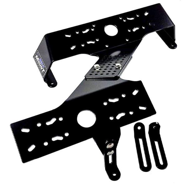 デッキイットのスタッカーマウントです。フロント魚探を複数設置するならコレ！デッキスペースを無駄にすることなく、2台の魚探を設置することができます。前後のパーツ構成になっており、前後左右に調整が可能なため、ほとんどのバスボートに取付可能です。...