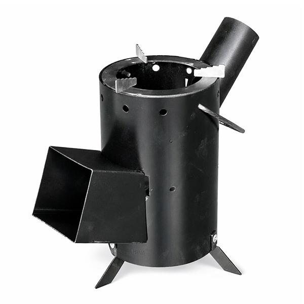 キャンプやサバイバル、裏庭での調理にぴったりの携帯用ロケットストーブです。軽量・コンパクトで持ち運びやすく、アウトドアシーンで活躍します。アウトドア・キャンプ・災害時・防災用としても重宝する多用途薪ストーブです。● 屋外専用の薪ストーブ＆焚...