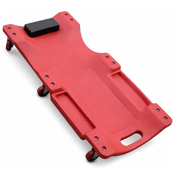 超低床タイプ 寝板（メカニッククリーパー）最低地上高わずか54mmの超低床設計。通常タイプよりも作業スペースをしっかり確保でき、狭い車両下でもスムーズに作業が可能です。本体は強化プラスチック一体成型で、頑強かつ軽量。さらにベアリングキャスタ...