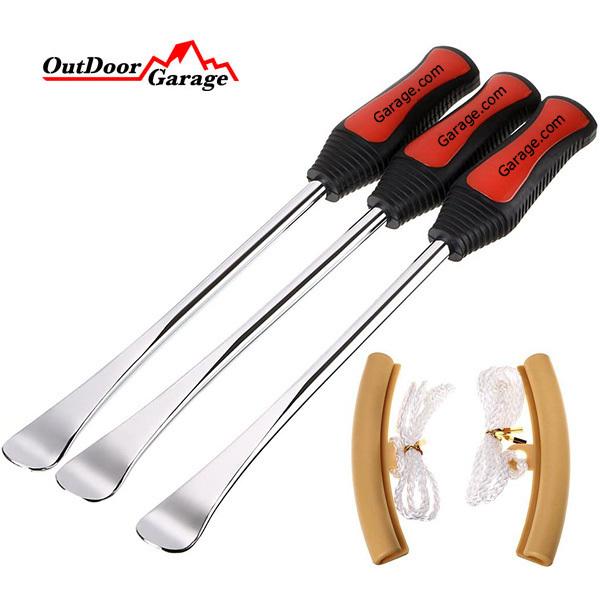 樹脂+ラバーで構成されたグリップは滑りにくく、力を掛けやすい形状です。■仕様・全長： 295mm・先端部幅×厚さ 25×1.0(mm) 極薄タイプ・材質： クロームモリブデン鋼・表面： メッキ仕上げ・セット内容：タイヤレバー3本+リムプロテ...