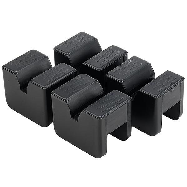 【商品素材】高品質のゴム素材を利用し、耐久性があります。【保護性】ジャッキスタンドの台座に使用することにより、車輌のジャッキアップポイントを部分を保護できます。【簡単に利用】被せるだけの簡単装着で、ジャッキスタンドを乗せるだけで、お手持ちの...