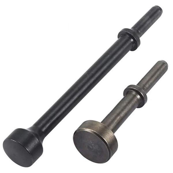 フラットヘッド＆球形ヘッドハンマービットです。250mmのエアハンマーに適した部品になります。ビットは、高品質の40Cr鋼でできており、頑丈で耐久性があり、パワーパーカッション作業に耐えることができます。用途:金属板の成形、タイヤの修理、風...