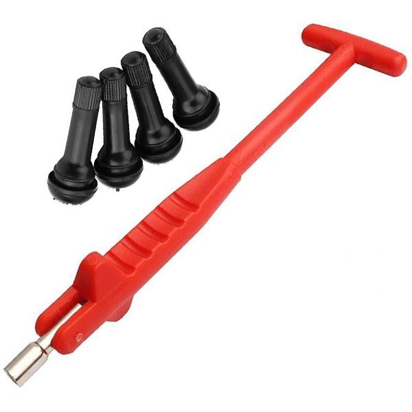 バルブインサーターは、タイヤのエアバルブ(チューブレススナップインタイプ)をホイールを効率的かつ正確に取り付けるための便利な工具です。バルブインサーターは、自動車やオートバイなど、さまざまな用途に適用されます。バルブインサーターは、操作が簡...