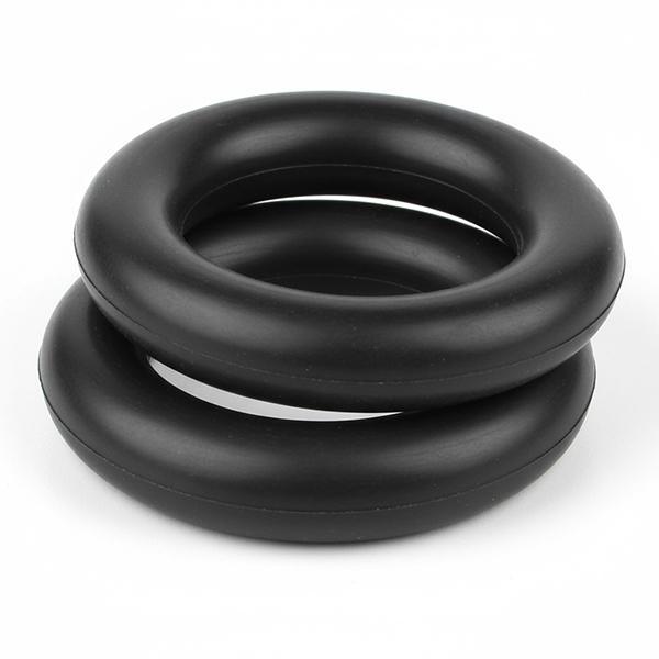 マフラー・パイプ振動止めゴムリング。■商品仕様・外径：約59.2mm・内径：約34.5mm・肉厚：約13.3mm・材質：EPDM・適応車種：トヨタ（主な適合車種 カローラ）、VW、BMW など・OEM：90301-36001