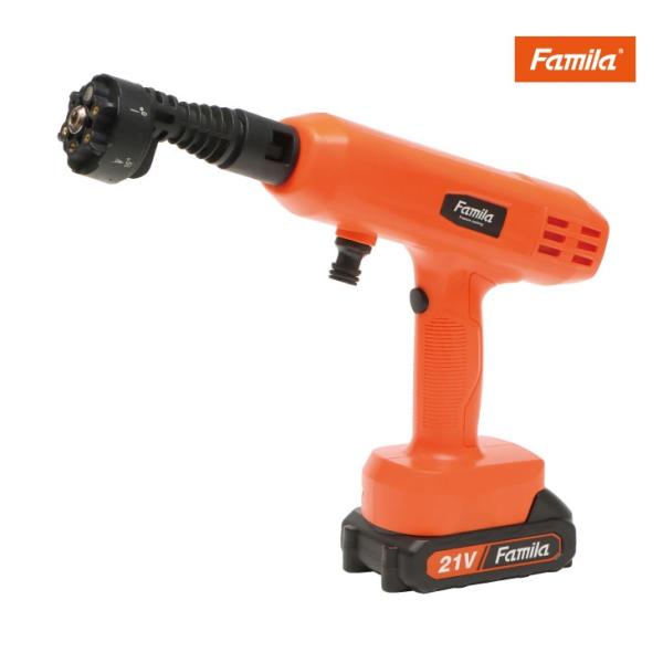 ●サイズ/本体：約幅22.5×奥行7×高さ23cm●重さ/本体：約0.7kg（バッテリー含まず）●素材/本体：ABS樹脂、ステンレス●仕様/電源：AC100V、最大吐出水量：3.9L/min、最大吹出水量：1.8MPa、充電時間：約3時間、...