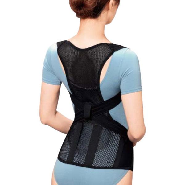 体のラインを若々しく！老けこんでみえる原因となる姿勢を、身につけるだけでスッキリ補整します。着脱可能な固定ボーン入りの骨盤ベルトで腰を安定させ、背面クロスベルトで背筋を無理なく伸ばし、背骨を理想的といわれる「S字ライン」をキープします。男女...