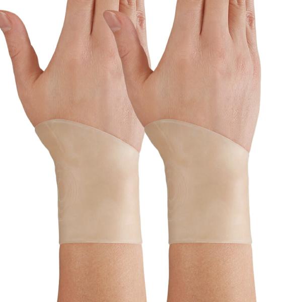 ズキンとする痛みをサポート！腱鞘サポーター手首らーく 関節用動かすたびにズキンとする手首の痛みを和らげる、関節用腱鞘サポーターです。伸縮性が高いエラストマー素材が、手首全体をぐるりと包み込んでしっかりと密着。手首の関節を安定させて、つらい痛...