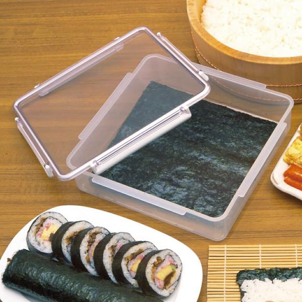 ●色/クリア●サイズ/約 幅25.2×奥行25.2×高さ6.8cm●容量/約2.7L●重さ/約455g●素材/本体・留具：ポリプロピレン、パッキン：シリコン、蓋：AS樹脂●製造国/日本製