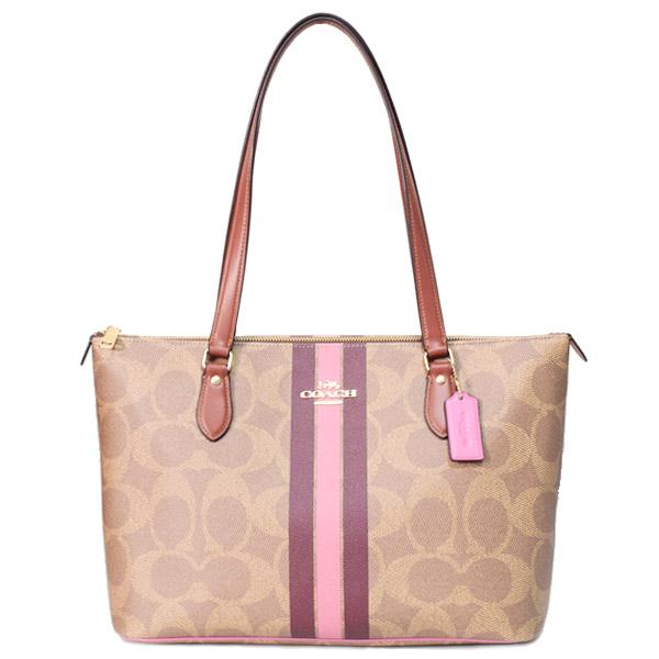 COACH（コーチ） バッグ コーティングキャンパス レザー シグネチャー