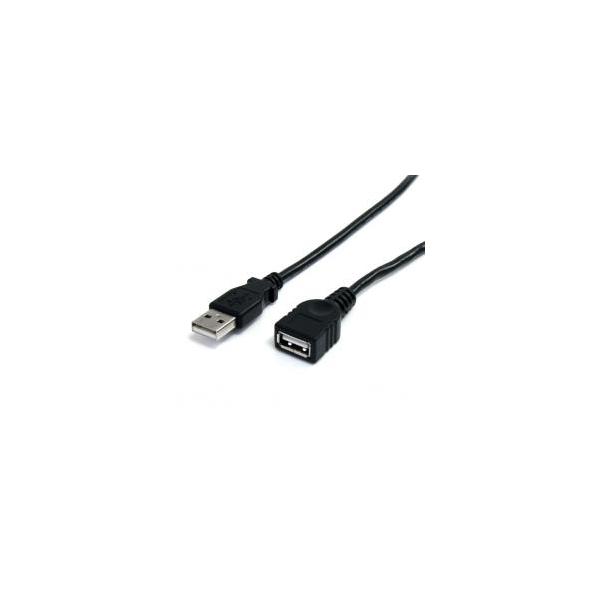 3m ブラックUSB2.0延長ケーブル　USB A オス−USB A メス USBEXTAA10BK※ご注文手続き後、当店より発送予定日または取寄商品の在庫有無・納期を記載したご注文確認メールをお送りいたしますので必ずご確認をお願い致します...