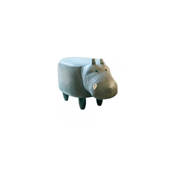 EN FANCE モチーフスツール「かば - Paul」 カートグレー EF-ST02GY※ご注文手続き後、当店より発送予定日または取寄商品の在庫有無・納期を記載したご注文確認メールをお送りいたしますので必ずご確認をお願い致します。《在庫あり》