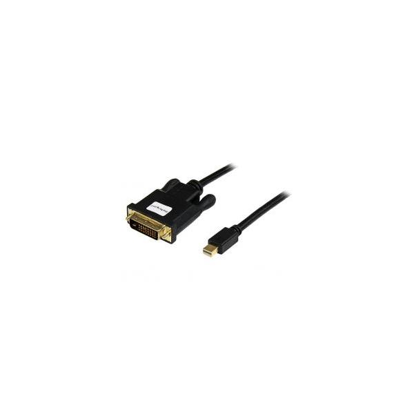 Mini DisplayPort−DVI変換ケーブル 91cm 1x ミニディスプレイポート/ Mini DP(オス)−1x DVI-D 25ピン (オス)変換アダプタ 1920x1200 ブラック MDP2DVIMM3B※ご注文手続き後、...