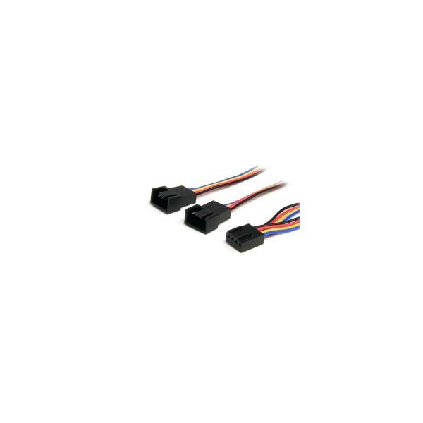 PWM(4ピン)ケースファン電源用分岐二股ケーブル 30cm 1x 4ピン(メス) - 2x 4ピン(オス) FAN4SPLIT12※代金引換でのご注文はお受付できません。※ご注文手続き後、当店より発送予定日または取寄商品の在庫有無・納期を...
