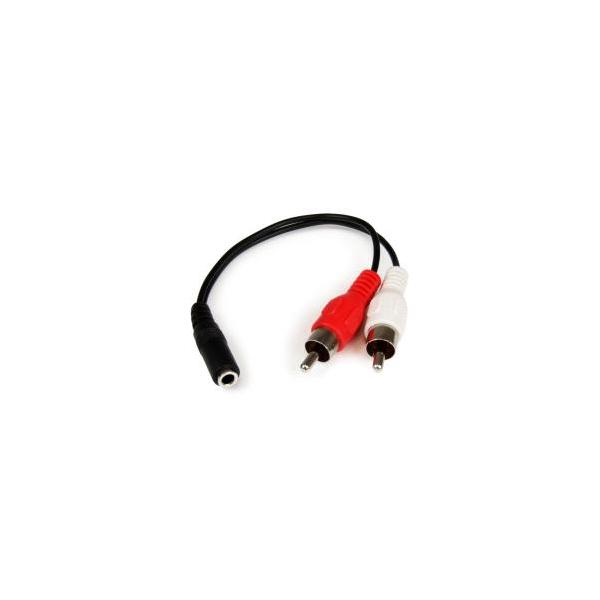 15cm ステレオオーディオAUDIO変換ケーブル 3.5?ミニジャック 3極 (メス) - 2x RCA(オス) MUFMRCA※代金引換でのご注文はお受付できません。※ご注文手続き後、当店より発送予定日または取寄商品の在庫有無・納期を記...