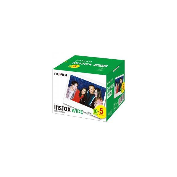インスタントカラーフィルム instax WIDE KR 5  10枚入り 5パック　富士フイルム　ワイド FUJIFILM ※ご注文手続き後、当店より発送予定日または取寄商品の在庫有無・納期を記載したご注文確認メールをお送りいたしますので...