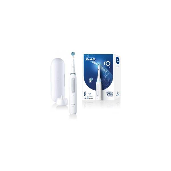 BRAUN iOシリーズ4 電動歯ブラシ IOG41A61KWT ホワイト 回転式 ブラウン※ご注文手続き後、当店より発送予定日または取寄商品の在庫有無・納期を記載したご注文確認メールをお送りいたしますので必ずご確認をお願い致します。《在庫あり》