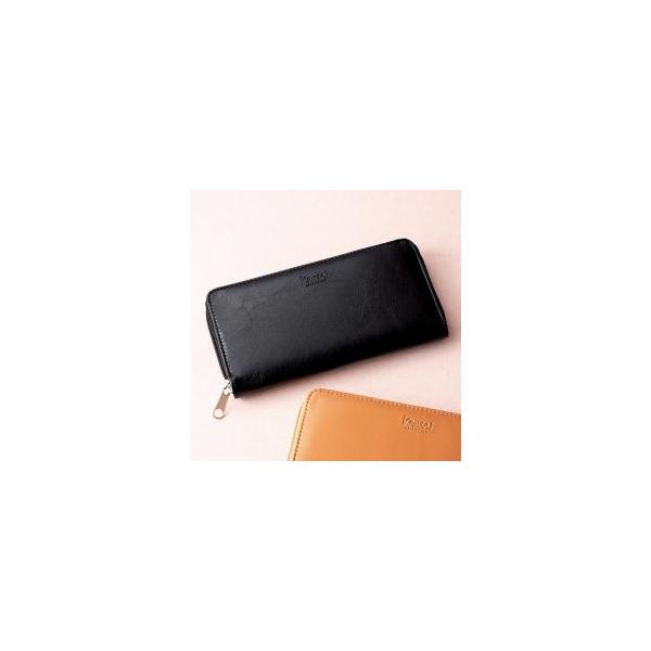【特選商品5】ラウンドファスナー長財布（ブラック）　S-KSL223045BK　<カンサイセレクション>※ご注文手続き後、当店より発送予定日または取寄商品の在庫有無・納期を記載したご注文確認メールをお送りいたしますので必ずご確認...