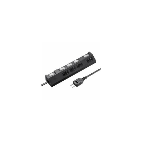 節電タップ TAP-S29-1BK 一括集中スイッチ付き 雷ガード付き※代金引換でのご注文はお受付できません。※ご注文手続き後、当店より発送予定日または取寄商品の在庫有無・納期を記載したご注文確認メールをお送りいたしますので必ずご確認をお願...