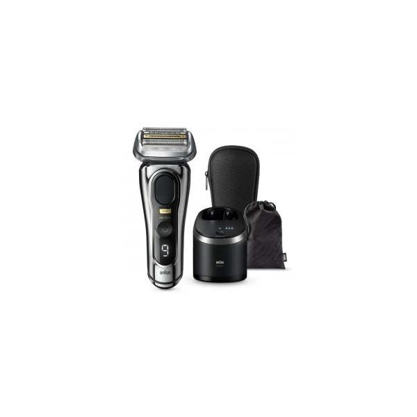 BRAUN ブラウン メンズシェーバー シリーズ9 PRO+ 4枚刃 シルバー 9556CC-V　新品※ご注文手続き後、当店より発送予定日または取寄商品の在庫有無・納期を記載したご注文確認メールをお送りいたしますので必ずご確認をお願い致しま...