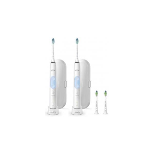 PHILIPS ソニッケアー プロテクトクリーン ホワイトライトブルー HX6403/71　2本組※ご注文手続き後、当店より発送予定日または取寄商品の在庫有無・納期を記載したご注文確認メールをお送りいたしますので必ずご確認をお願い致します。...