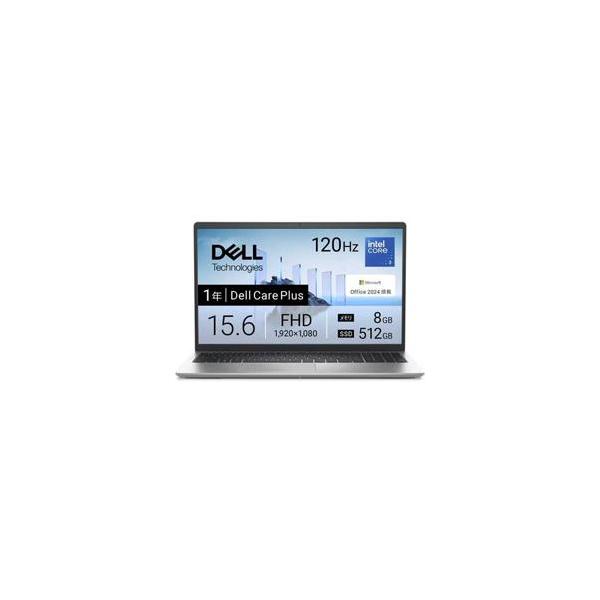 Dell 15 DC15250 ND25-FWHBS プラチナシルバー 15.6インチ Core 3 8GB メモリ 512GB SSD Office H&amp;B2024 Win11 Home デル ノートパソコン※ご注文手続き後、当店...